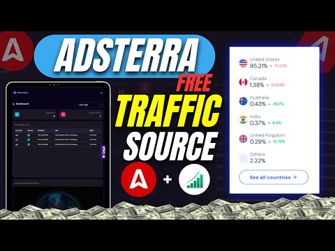 How To Make Money From Adsterra | Adsterra Direct Link Earning | FREE TRAFFIC SOURCE