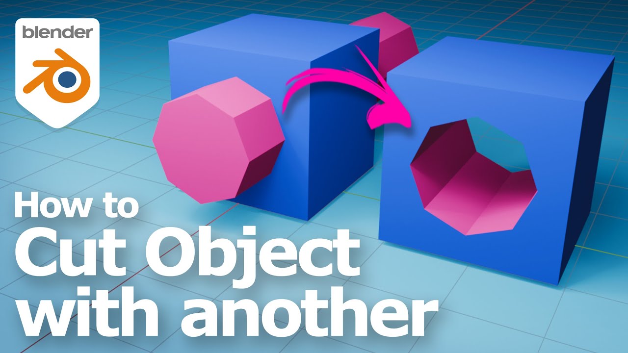Blender how to cut an object with another object