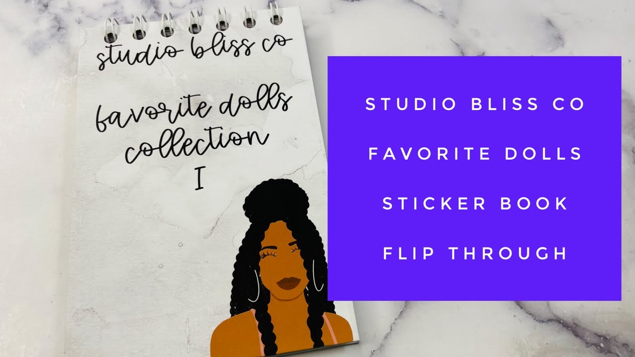 Studio Bliss Co. New Release | Favorite Dolls Collection Sticker Book | Flip Through