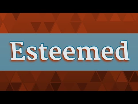 ESTEEMED pronunciation • How to pronounce ESTEEMED