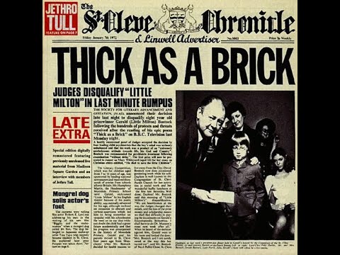 Jethro Tull - Thick As A Brick (Edit #1) (4K/Lyrics)