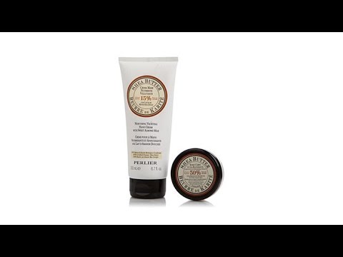Perlier Shea Butter 2pc Kit Hand Cream Body Butter