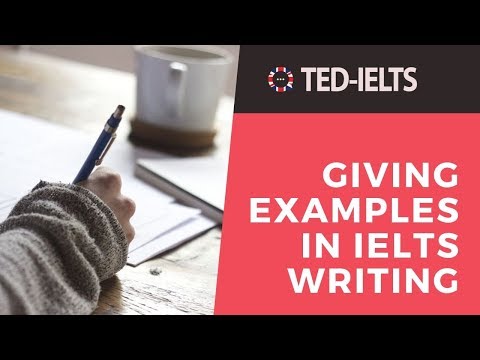 Giving Examples in IELTS Writing