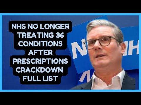 NHS Prescription Crackdown: Full List of 36 Conditions No Longer Treated!