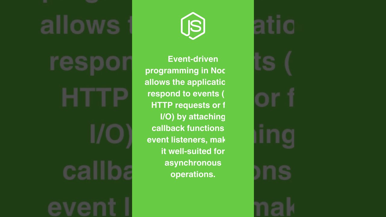 Event-Driven Programming in Node.js