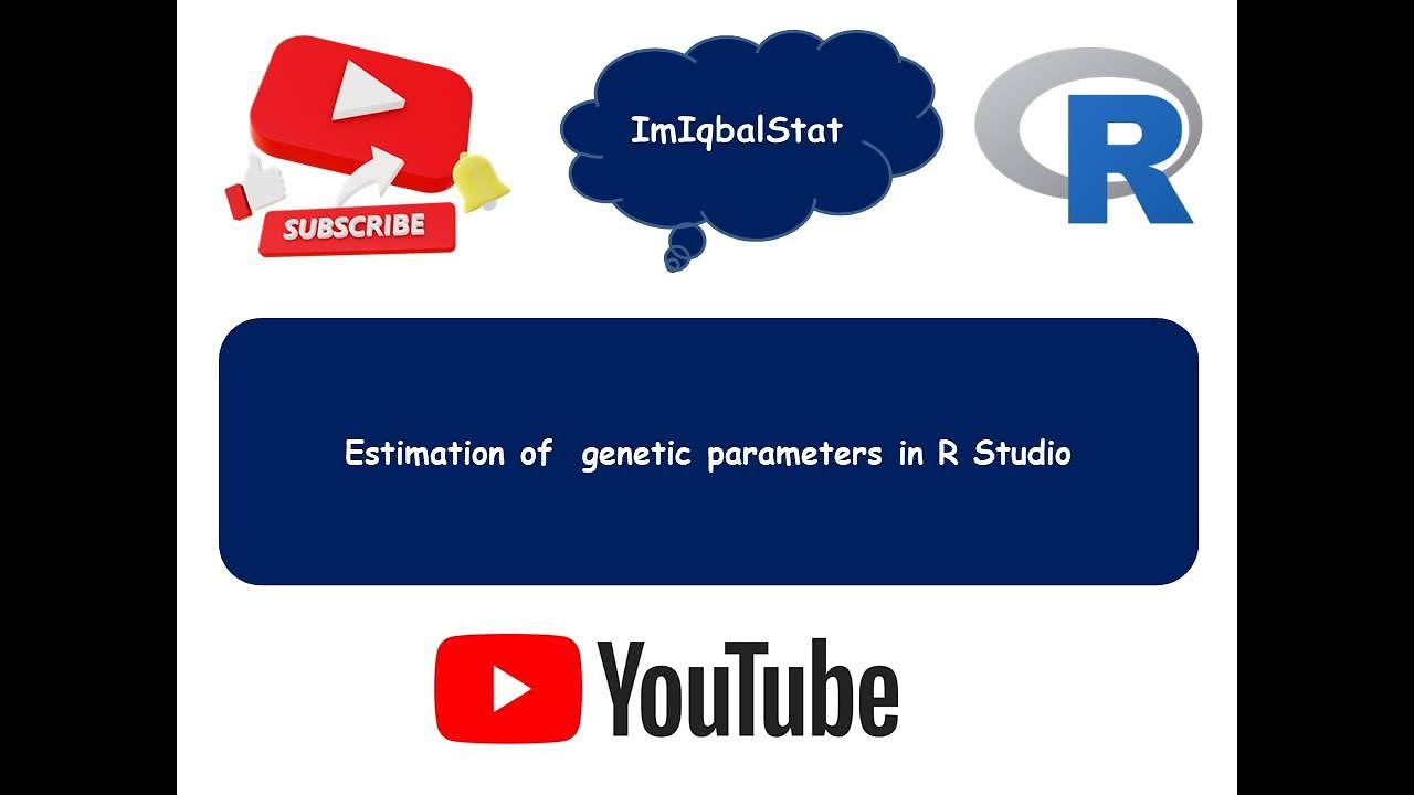 Estimation of genetic parameters in R studio