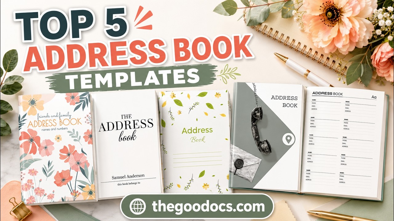 Organize Your Contacts with Address Book Templates