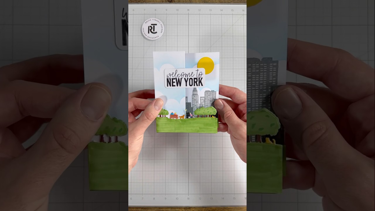 This handmade card holds more than meets the eye 👀 #cardmaking #asmr #diy