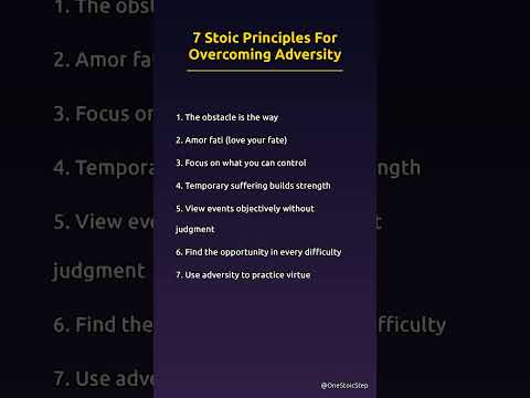 🔥 7 Stoic Principles For Overcoming Adversity | Ancient Wisdom