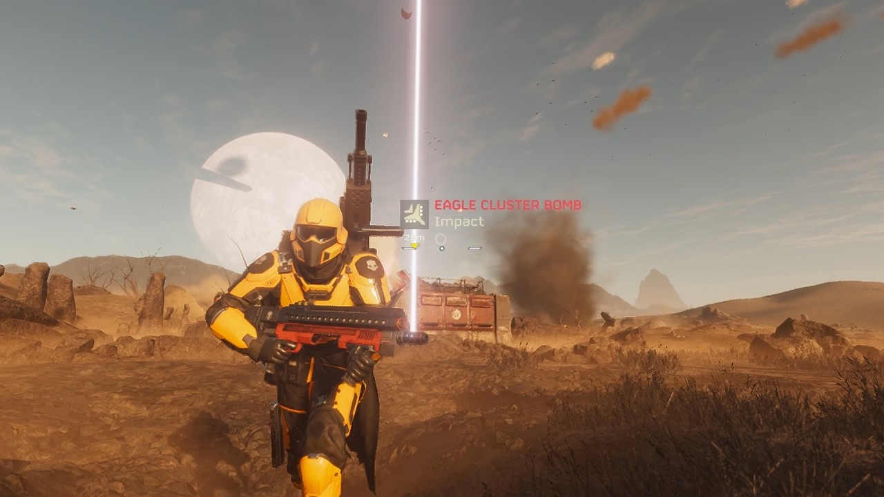 Yes.. Cluster Bombs has unique ability in Helldivers 2