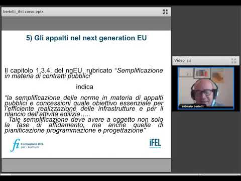 19/05/2021 - Un inquadramento del codice dei contratti pubblici: semplificare stando alle regole