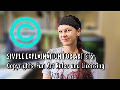 Artist Copyright Laws Hot Take | Rules for Fan Art | Clear, Easy, Simple Copyright Explanation