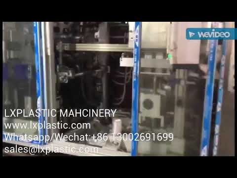 LX31222 IM 2in1 thermoforming machine producing 28up pp tray