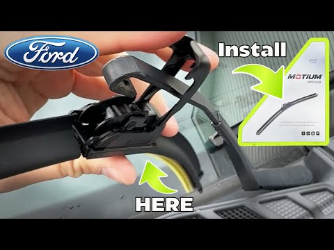 How to Replace F150 Wiper Blades - Motium Blades - DIY HOW TO J-Hook