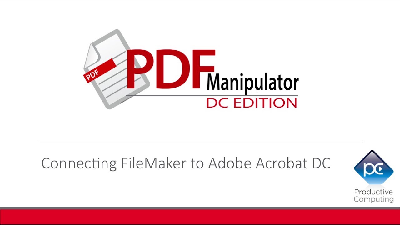 PDF Manipulator DC Edition Overview Video