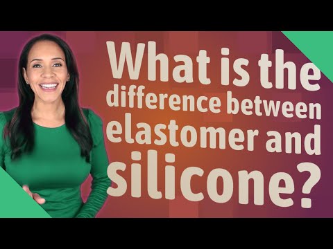 What is the difference between elastomer and silicone?