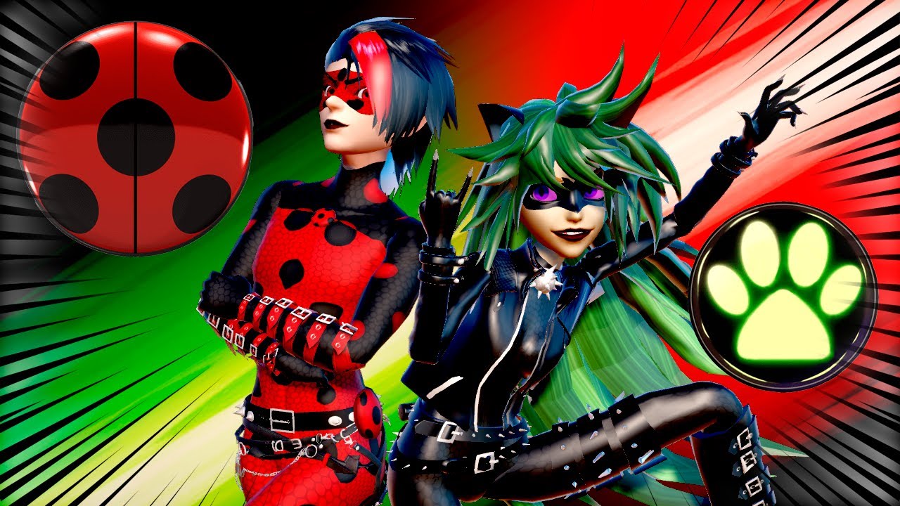 [Miraculous Ladybug MULTIVERSE] Shadybug & Claw Noir GENDERBEND transformation (+DUET)
