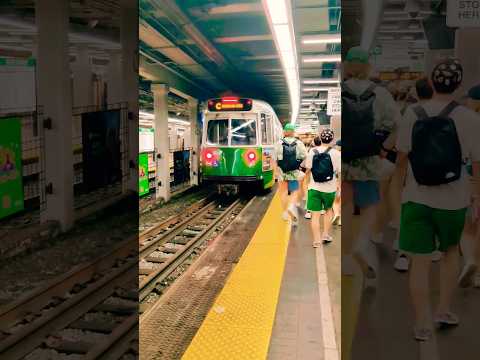 🚇 WELCOME TO THE FIRST SUBWAY IN AMERICA!!! – 🇺🇸 BOSTON, USA #shorts #subway #metro #car #train #usa