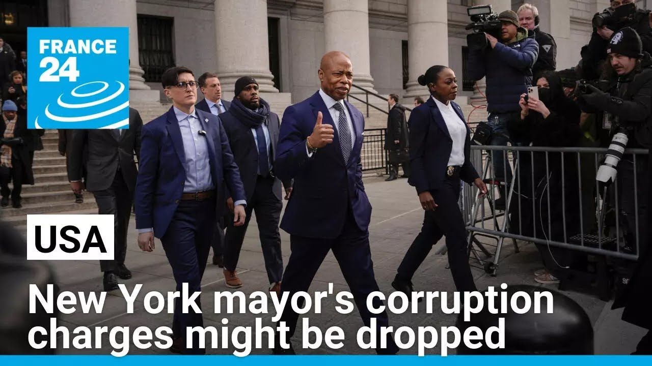 US judge considers 'unusual' request to drop New York mayor corruption charges • FRANCE 24 English