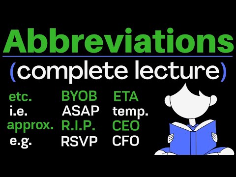 Abbreviations | Meaning and Examples of Abbreviations | Commonly use Abbreviations | Education Info