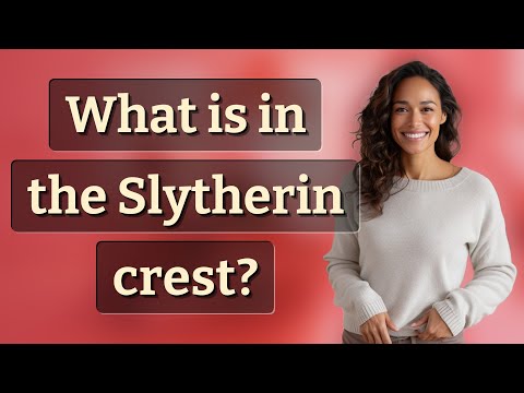 What is in the Slytherin crest?