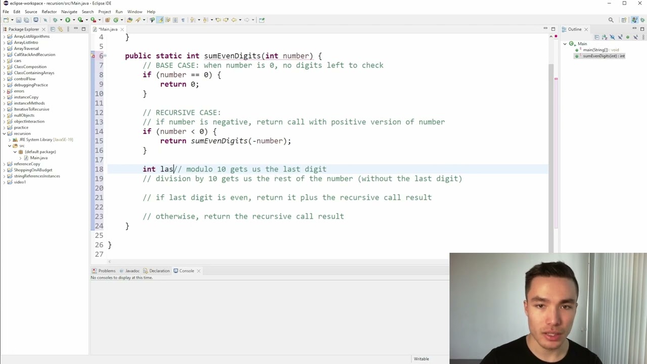 COMP1010 Video 30 - Intermediate Recursion Problems