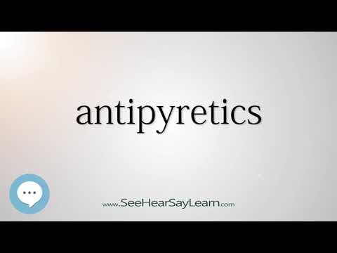 antipyretics (Every English Word Pronounced) πππ£οΈπβ