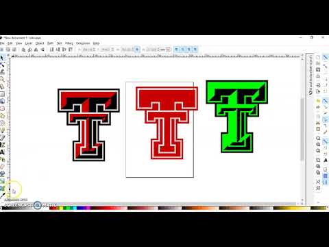 Google image to svg using inkscape. Creating a cut file for cricut