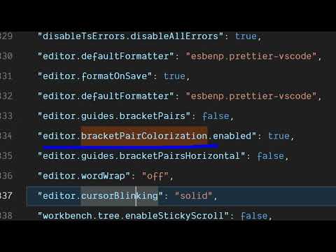 How to Enable & Disable Brackets Pair Colorizer in Visual Studio Code IDE Editor