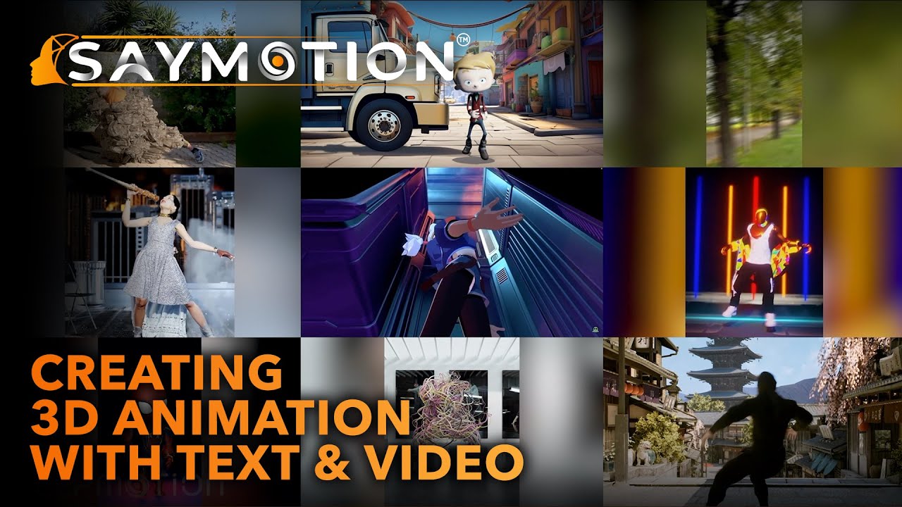 Creating 3D Animation with Text & Video | SayMotion
