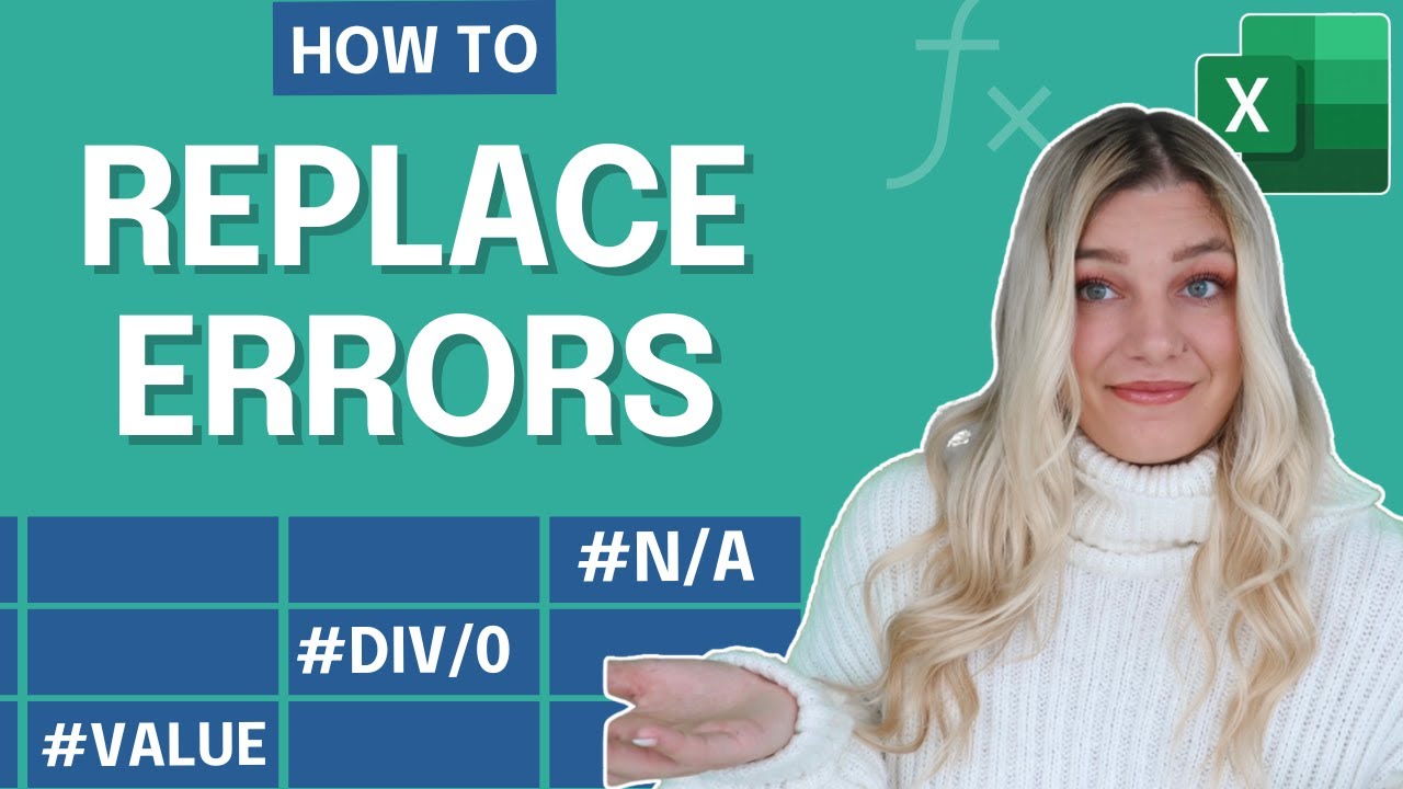 How to Replace Errors in Excel (2 methods)