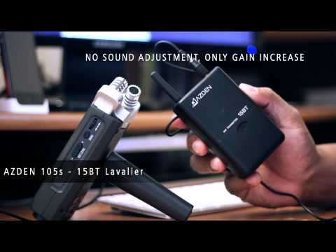 Zoom H4N vs Azden 105 Series Lavalier (105UPR, 15BT Lav, 15HT Wireless): Recorded on Canon T2i
