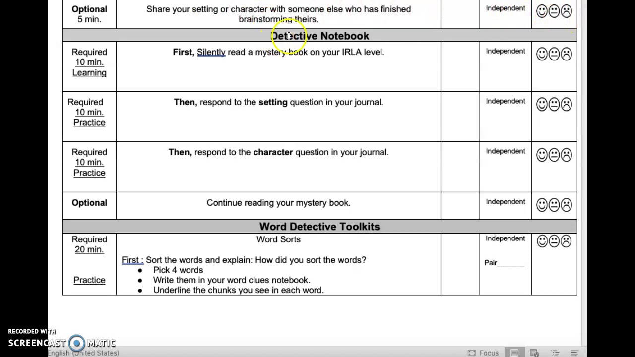 Reading Detectives #1