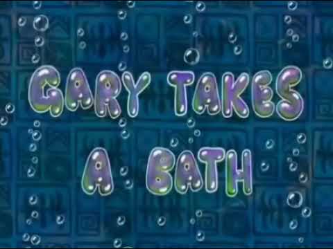 adventures of spongebob and the smurfs - gary takes a bath ft triton ...