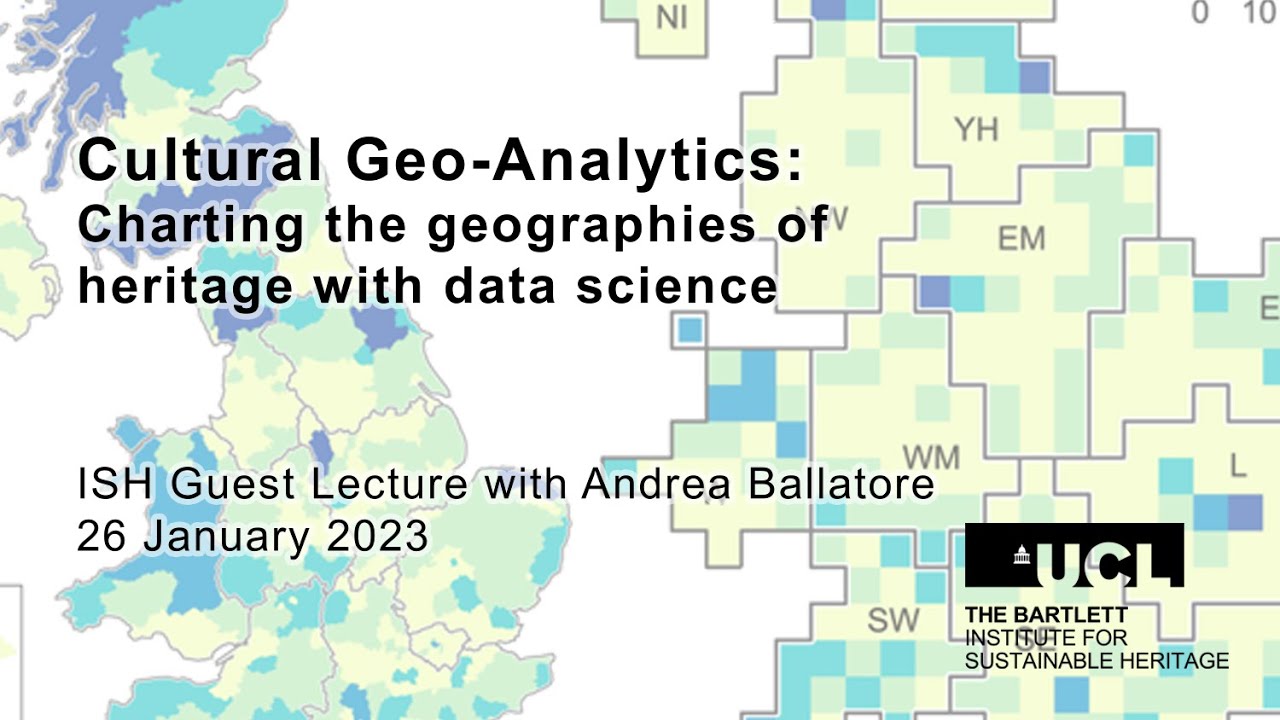 Cultural Geo-Analytics: Charting the geographies of heritage with data science