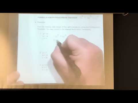 Trigonometry Notes Over Pythagorean Theorem / Solving for Sin, Cos, Tan in Right Triangles