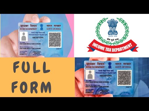 PAN Card Full Form