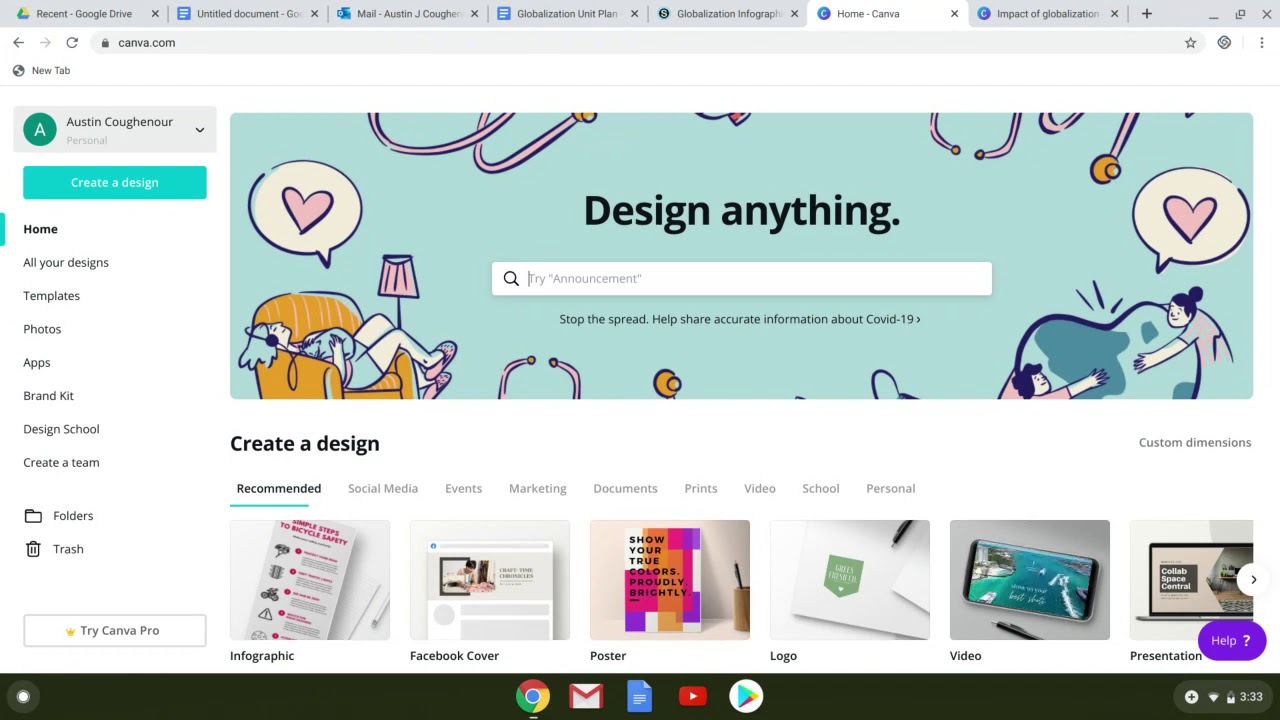 Globalization Infographic Instructions