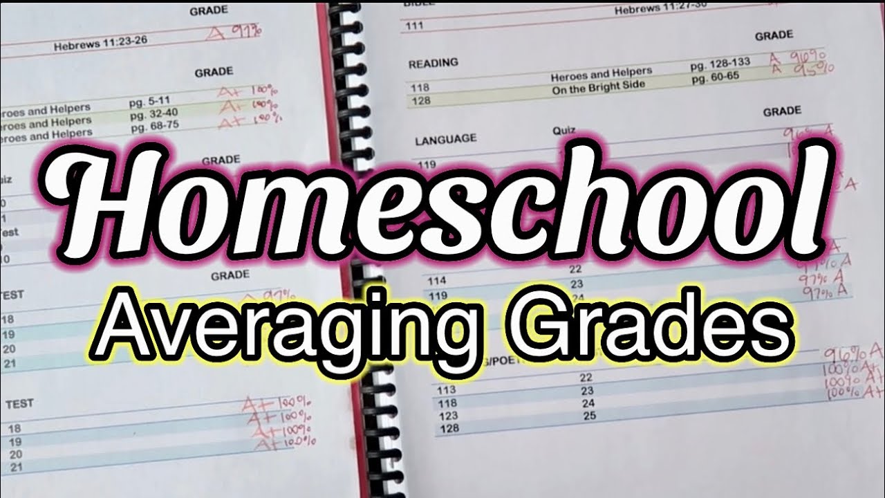 How to Average Grades | Homeschool Report Cards