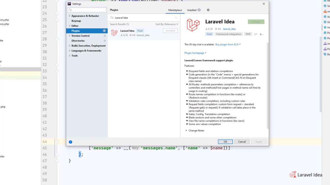 Productive development with Laravel Idea
