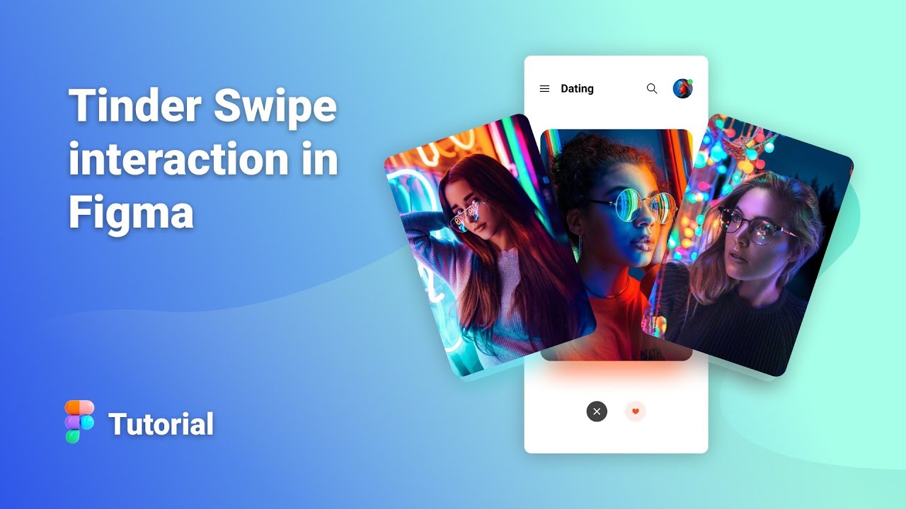 How to create tinder like swipe interaction using Figma 🪄