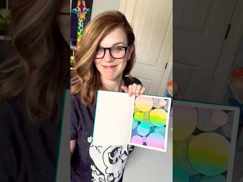 Negative Space Watercolor Circles