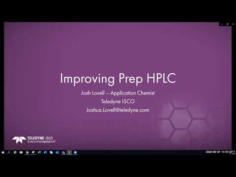 Improving Prep HPLC