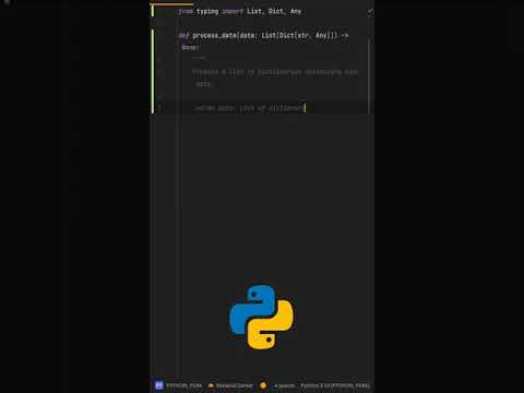 How to leverage typing for better code documentation? Unlock Better Code Documentation with Python