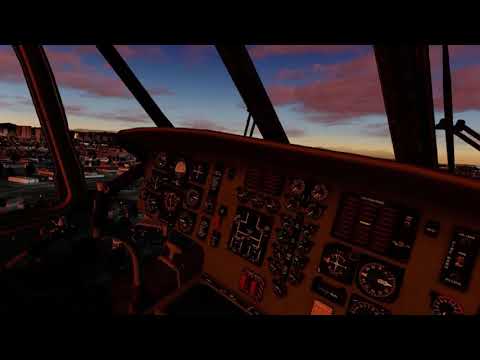 KSMO Sunset - Sikorsky SH-3 Sea King