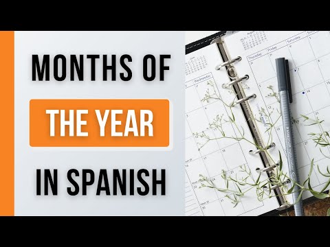 📆 The Months Of The Year In SPANISH