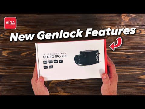GEN3G-IPC-200 UNBOXING - Latest Genlock Features POV Camera