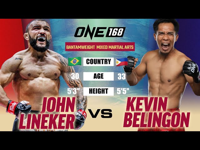 John Lineker Asa Ten Pow ONE 168: FREE FULL FIGHT: John Lineker ...