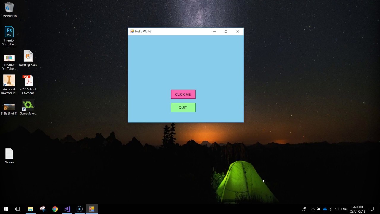 Visual Basic Tutorial - Hello World