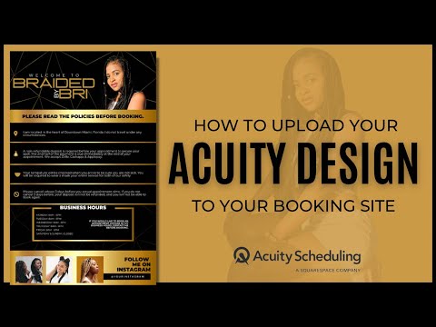 How To Upload Acuity Design | Acuity Walkthrough